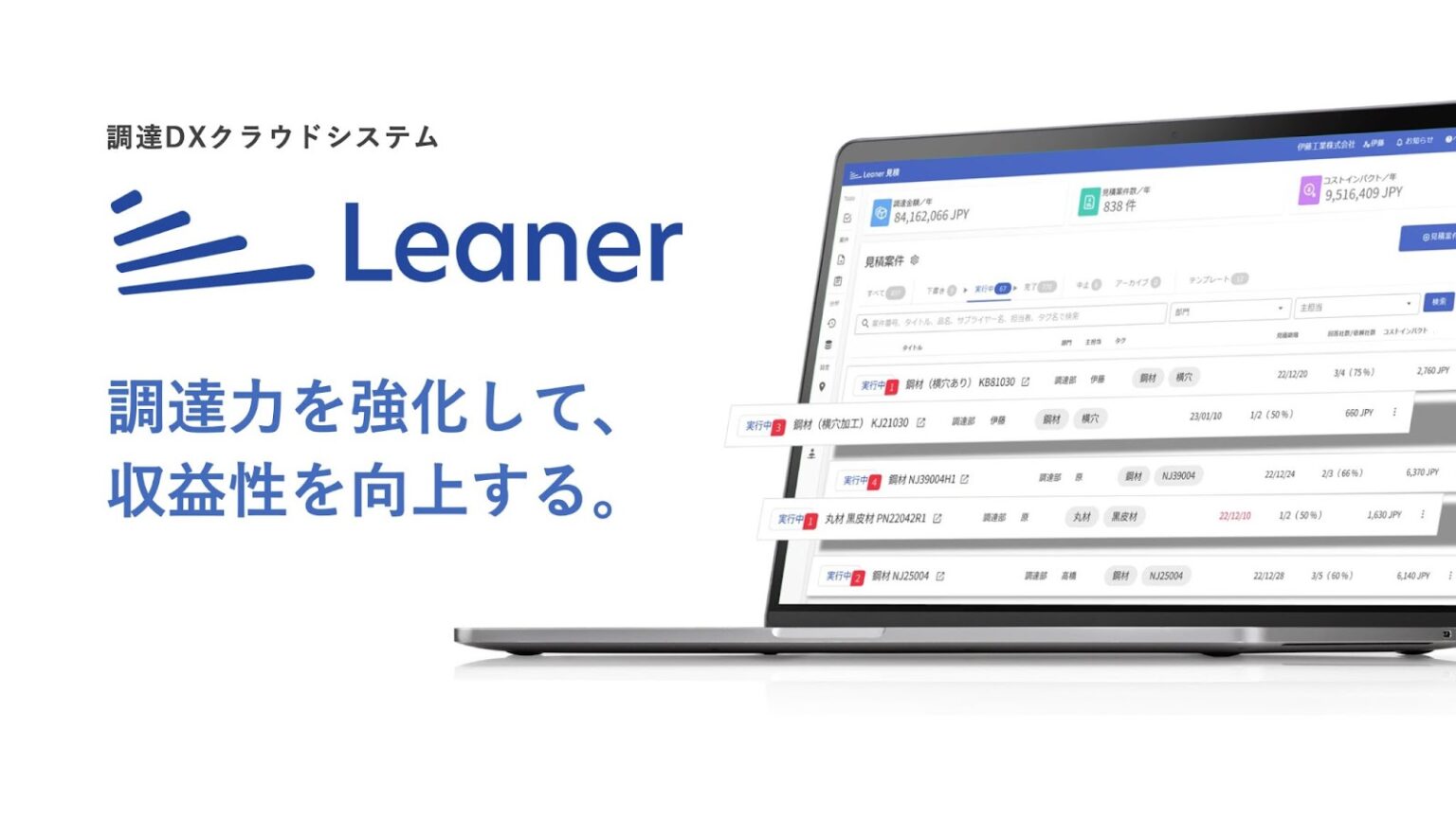 調達DXクラウド「Leaner」で、企業の購買を合理化する「Leaner Technologies」（ICC KYOTO 2023 ...